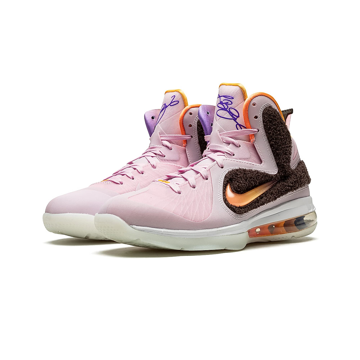 Nike Lebron IX Regal Pink/Multicolor/Velvet Brown 7 D (M)