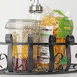 FOYO Floating Corner Shelves for Flower Plants, Metal Kitchen Corner Shelf Stand Pack of 2 (Middle Size-9'')