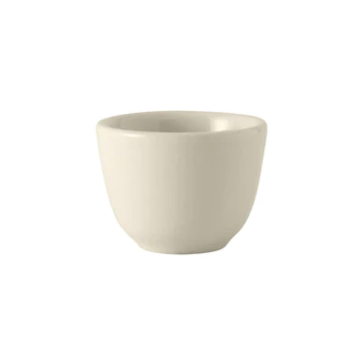 Tuxton China TRE-044 Chinese Tea Cup, 3-1/2 oz., 2-7/8" Dia. x 2-1/8"H, Microwave & Dishwasher Safe, Oven Proof, Fully vitrified, Lead-Free, Ceramic, DuraTux, American White/Eggshell, Case of 36