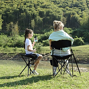 PORTAL Tall Folding Tripod Stool for Outdoor Camping Walking Hunting Hiking Fishing Travel, Support 225 lbs