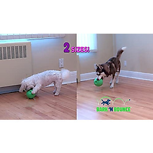 Bark N Bounce: The Interactive Dog Toy Ball That Bounces and Laughs, Engaging Your Dog's Natural Instincts | Small/Medium 3.75in | Dogs 30lbs and Under