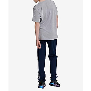 adidas boys Active Sports Athletic Tricot Jogger Track Pants, Navy, Small US