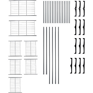 Amazon Basics Double Rod Freestanding Closet, Silver