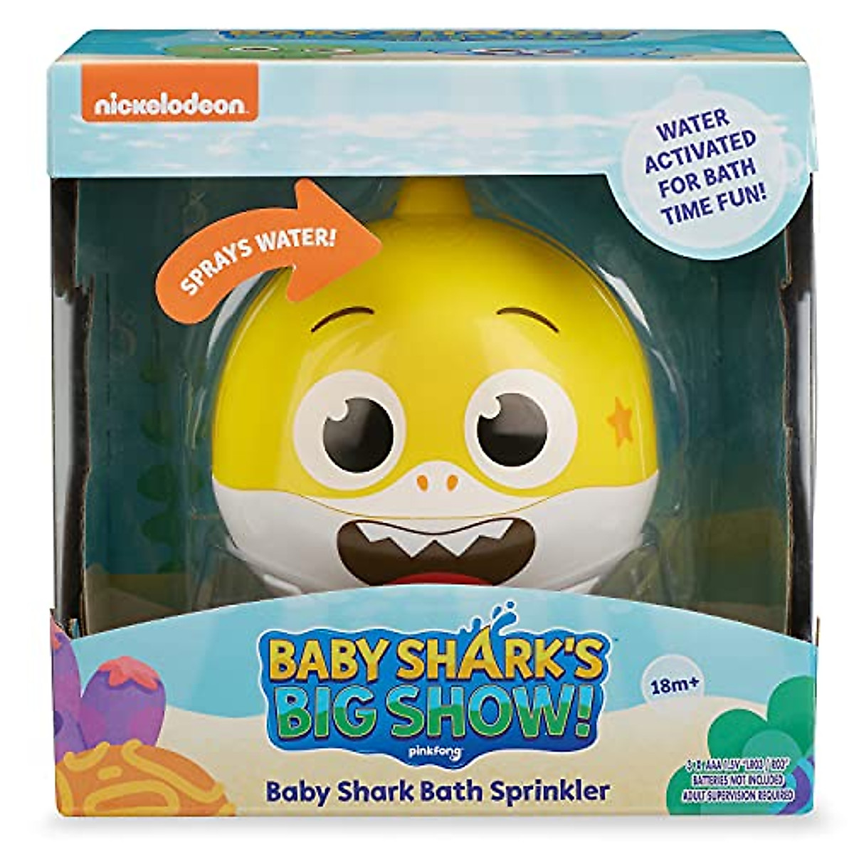 Baby Shark's Big Show! Bath Sprinkler and Water Toy – Kids Bath Toys