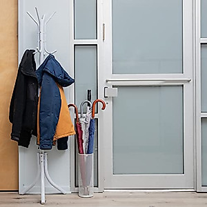 Mind Reader UMBHWIRE-WHT Mini Umbrella Stand Rack Holder, White