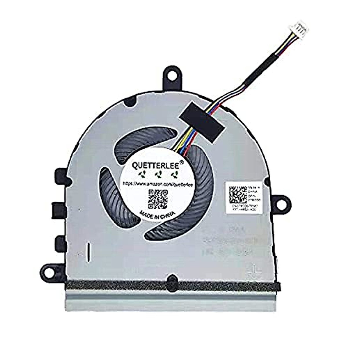 QUETTERLEE Replacement New Laptop CPU Cooling Fan for Dell Inspiron 3533 3583 3593 3585 5593 5594 3501 3505 vostro 3400 3401 3500 2021 3583 3584 Series 07MCD0 DFS531005MCOT FK39 PB7806S05HN2 DC5V Fan