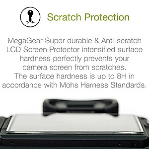 MegaGear Camera LCD Optical Screen Protector Compatible with Olympus OM-D E-M1 Mark III, E-M1 Mark II, Transparent (MG1063)