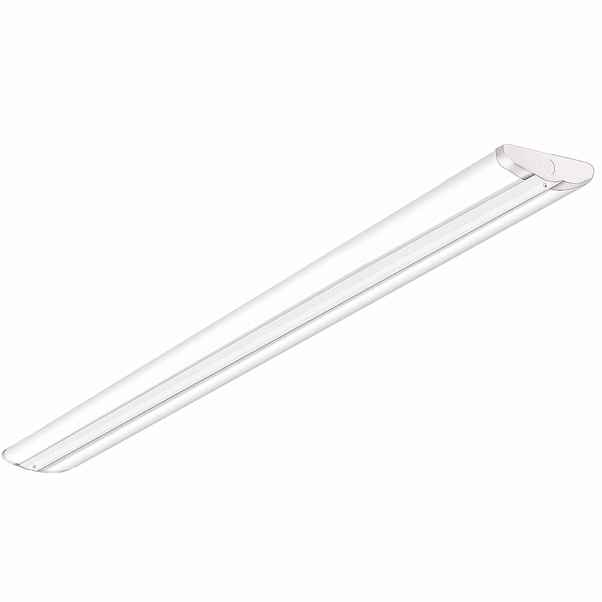 ANTLUX 110W 8FT LED Wraparound Ultra Slim Strip Lights, 12600 Lumens, 5000K, 8 Foot LED Garage Warehouse Light, No Glare, Flush Mount Office Ceiling Lighting Fixture, Fluorescent Tube Replacement