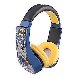 Sakar Kids Safe Over The Ear Headphones, Volume Limiter for Developing Ears, 3.5MM Stereo Jack, Recommended for Ages 3-9