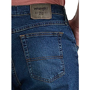 Wrangler Authentics Men's Classic 5-Pocket Relaxed Fit Flex Jean Flex Dark 36W x 32L