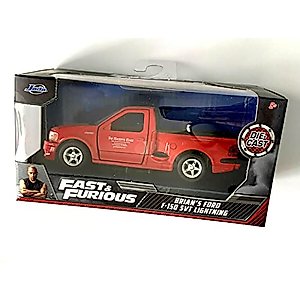 Fast & Furious Jada Brian's Ford F 150 SVT Lightning, 1:32 Scale Red