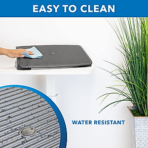 Mount-It! Ergonomic Footrest for Office or Home | Under Desk Tilting Footrest | Adjustable Desk Foot Rest with Massaging Surface and 3 Tilt Positions