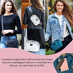 KEDZIE Coast to Coast Crossbody Bag for Women Shoulder Purse Messenger Wallet Lightweight Bag - Teal