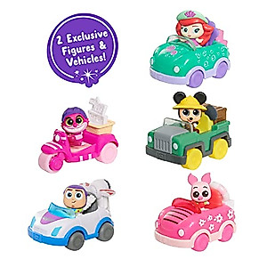Disney Doorables Let’s Go Vehicles 2-Pack Series 1, Toy Figures, Officially Licensed Kids Toys for Ages 5 Up, Amazon Exclusive