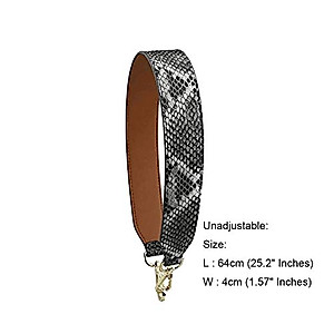 Simple Style Short Unadjustable Replacement Strap Handbags Strap Shoulder Strap PU Leather Strap for Handbags Purse Bag