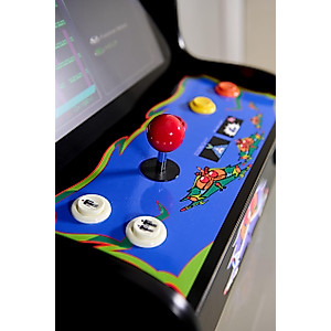 Doc and Pies Arcade Factory Classic Home Arcade Machine - Tabletop and Bartop - 412 Retro Games - Full Size LCD Screen, Buttons and Joystick (Black)