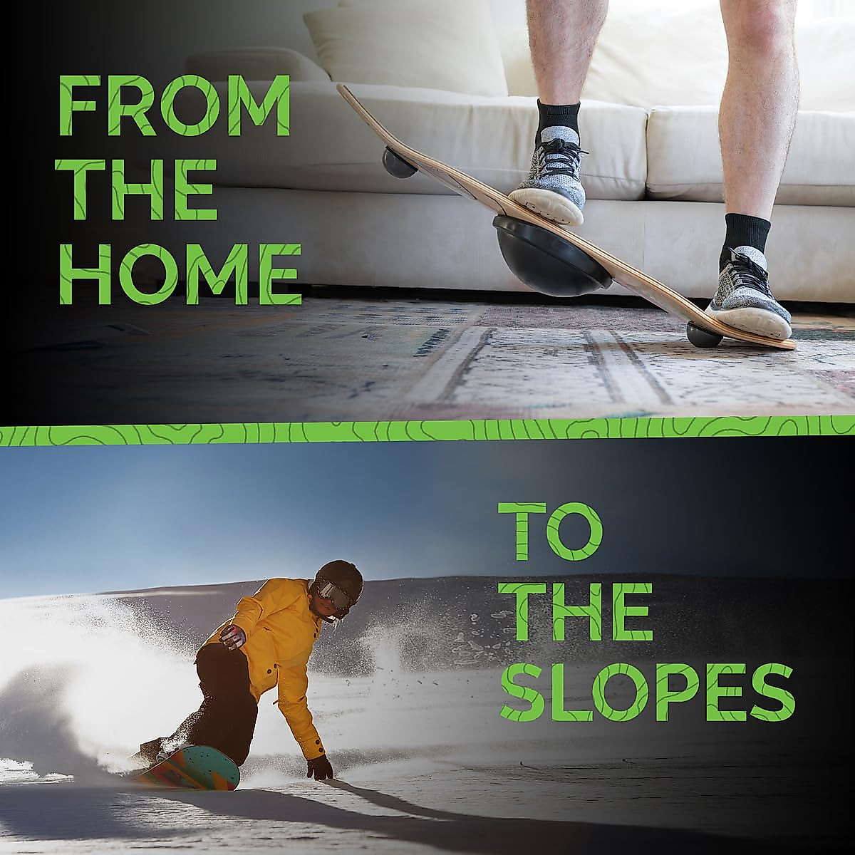 Whirly Board Spinning Wooden Balance Board & Agility Training Equipment