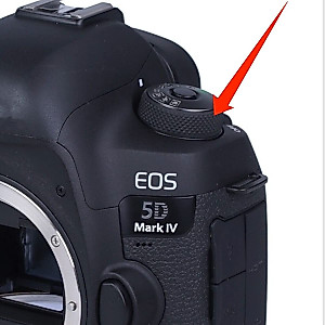 MOOKEENONE Top Cover Dial Mode Button Circle Rubber for Canon EOS 5D4 5D Mark IV Accessory, Camera Dial Rubber Circle Rubber Spare