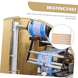 VOSAREA 5pcs Sealer Accessories Packaging Supplies Reusable Heat Sealer Sealing Machine Accessory Sealer Heating Elements Sealer Replacement Parts Sealing Machine Heating Strips Metal