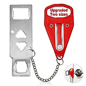 Mega Format - Hotel Door Locks for Travelers, Portable Lock for Door, Safe Lock for Door, Hotel Door Lock, Portable Door Lock, Hotel Lock, Extra Door Lock from Inside, Travel Lock, Portable Lock