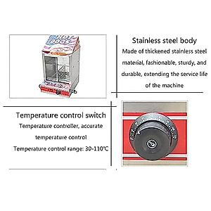 Commercial Food Warmer Display Cases,2-Tier Food Warmer,Heated Cabinet,Pastry Display Case for Pizza Hot Dog Hamburger Bread,etc,110V 1200W Temperature control range 30-110 ℃