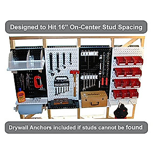 Wall Control Yellow Metal Pegboard 2 Pack
