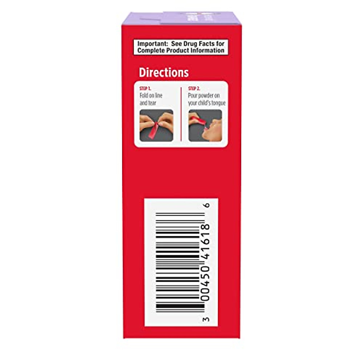 Tylenol Children's Dissolve Powder Packets with 160 mg Acetaminophen, Wild Berry, 18 ct