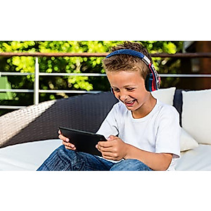 eKids Marvel Avengers Kids Bluetooth Headphones, Wireless Headphones with Microphone Includes Aux Cord, Volume Reduced Kids Foldable Headphones for School, Home, or Travel