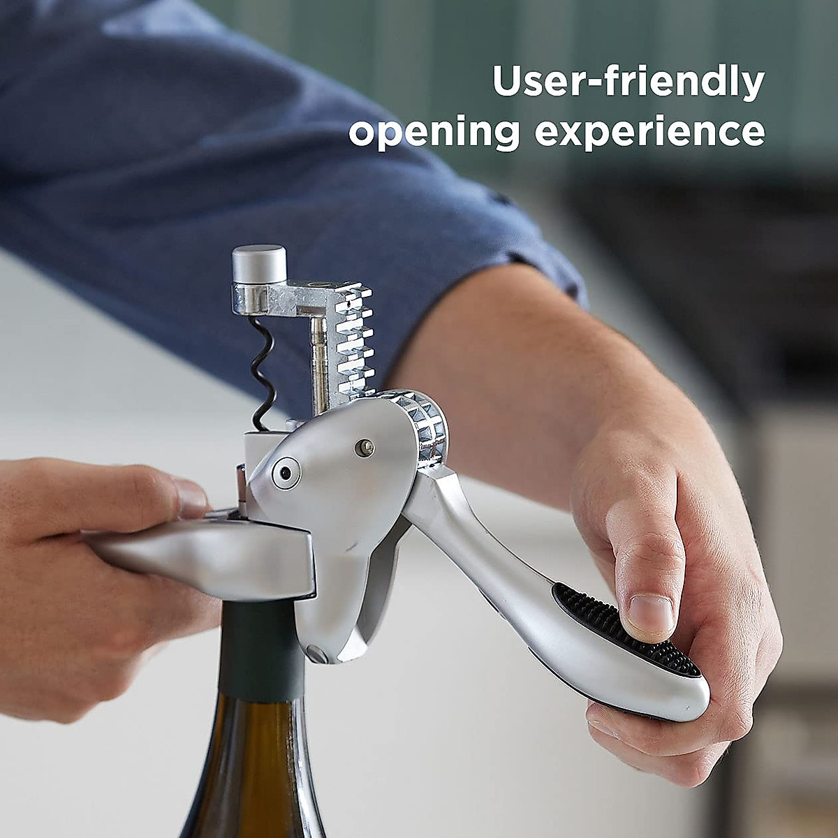 Rabbit 6-Piece Wine Tool Kit, Set, Silver