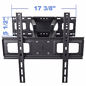 VideoSecu MW340B2 TV Wall Mount Bracket for Most 32-65 Inch LED, LCD, OLED, UHD Plasma Flat Screen TV, with Full Motion Tilt Swivel Articulating Dual Arms 14" Extend,400x400mm,100 LBS WR9