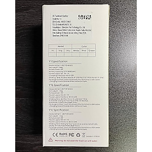 HouseGem Toothbrush Holder, Timer Function, 2000mAh Rechargeable Cordless Wall-Mounted Bathroom (White)