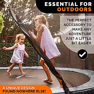 Ground Anchors Screw in - 12 Inch Set of 4 - Tent Stakes Heavy Duty - Trampoline Anchor Kit - Earth Anchor - Swing Set Anchors for Metal Swing Set - Trampoline Stakes Anchors High Wind