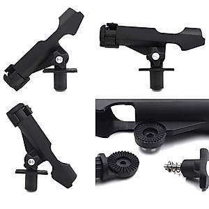 SMT- For Kayak Boat Fishing Pole Rod Holder Tackle Kit 1PC Adjustable Side Rail Mount [P/N:ET-FISHING001 X2]