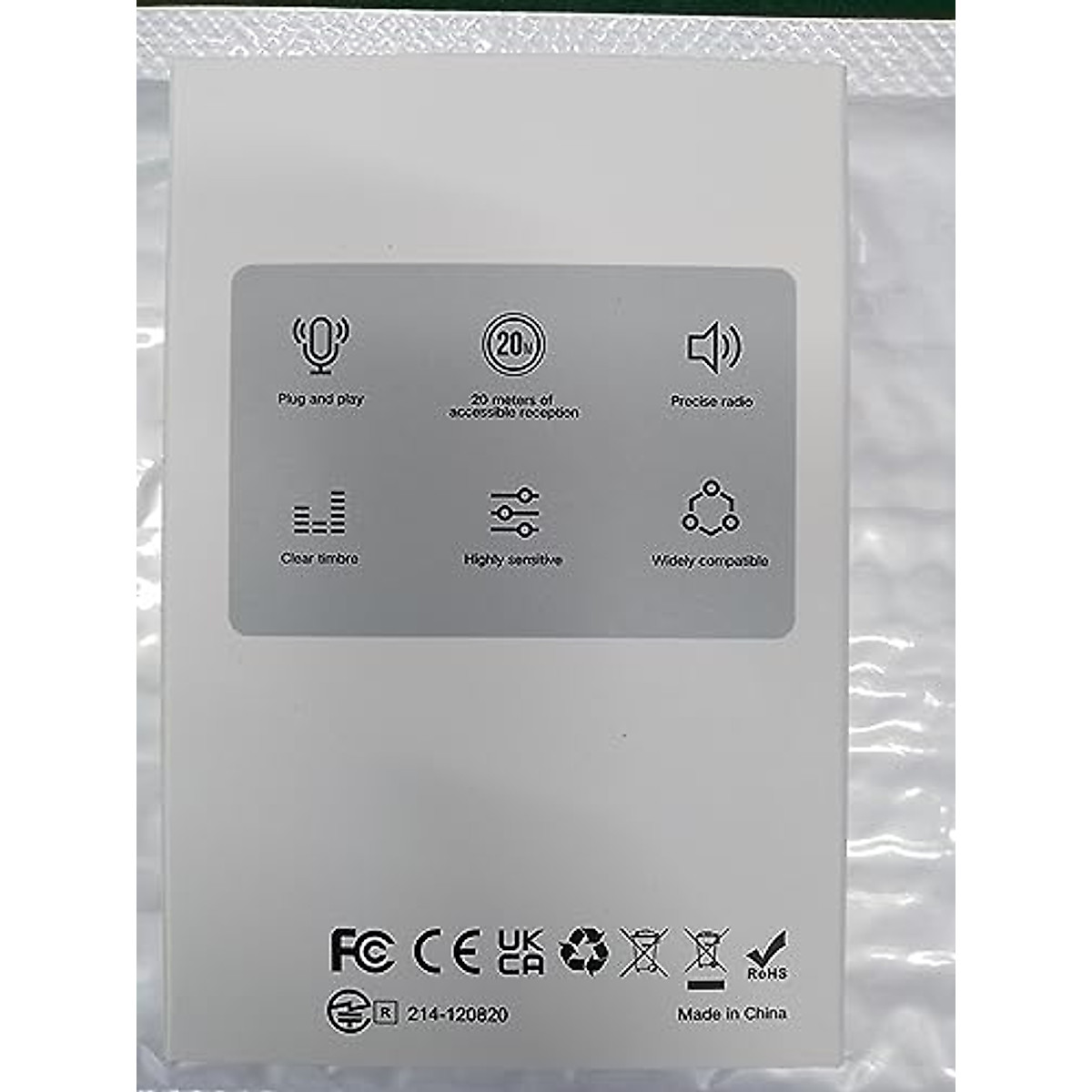 SNZIYAG Wireless Lavalier Microphone for iPhone iPad,Plug-Play Wireless Mic for Video Recording,Professional Lav Mic for YouTube,TikTok,Clip-on Microphones for Live Streaming,Auto Sync/No APP（iOS）