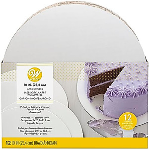 Wilton Performance Pans Aluminum Round Cake Pan, Small and Medium 4 Piece Set, 10 Inch (12 Pack)