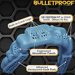 Bulletproof: World’s Thinnest Most Breathable Mouth Guard is 3X Stronger! Football MMA Braces! Rugby Hockey Basketball Boxing BJJ Lacrosse Sports Mouthguard Grinding Teeth Men Women Adult Youth Kids