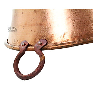 Cazo de Cobre Puro 30" Para Carnitas Classic Traditional Tacos Pure 100% Copper Mexico Heavy Duty Gauge