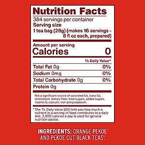 Luzianne Iced Tea Bags, Gallon Size, Unsweetened, 24 Count Box, Specially Blended For Iced Tea, Clear & Refreshing Home Brewed Southern Iced Tea