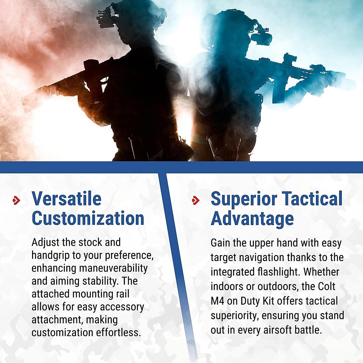 Colt Soft Air RIS Spring Airsoft Rifle and Pistol On-Duty Kit, Tan (180790)