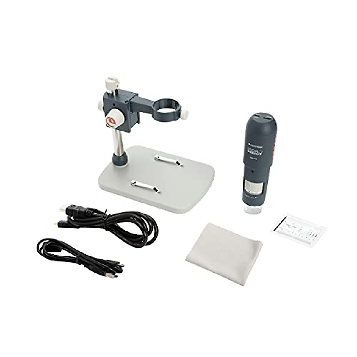 Celestron MicroDirect 1080p HD Handheld Digital Micro Viewing Digital Microscope, Grey (44316)