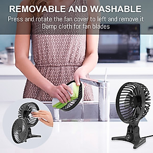 Imenlox Desk Fan, Small USB Fan with Strong Airflow and Continuously Variable Speed Control,Electric Splatter Shooting Toy for Boys and Girls Outdoor for Kids | Ages 14+