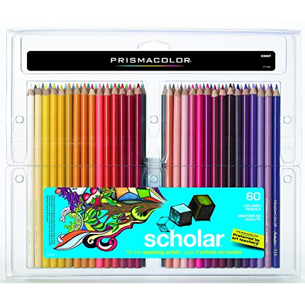 Prismacolor Scholar Colored Pencils, 60 Pack