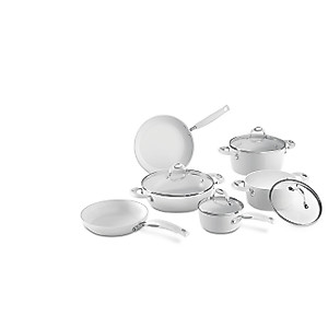 Bialetti, Ceramic OK White, 24 Inch Frypan