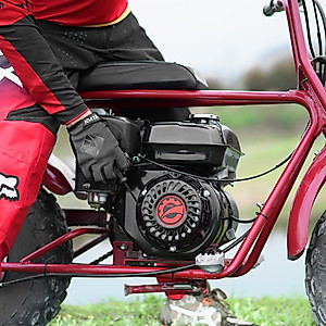 Recoil Starter for Predator 212 Coleman BT200X with Thicker Housing Pawl, RUTU Pull Starter Assembly Replacement for Honda GX160 GX200 5.5HP 6.5HP Small Engine Go Kart Mini Dirt Bike Black