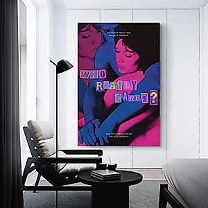 Tv Girl Who Really Cares Canvas Poster Bedroom Decor Sports Landscape Office Room Decor Gift Unframe-style12x18inch(30x45cm)