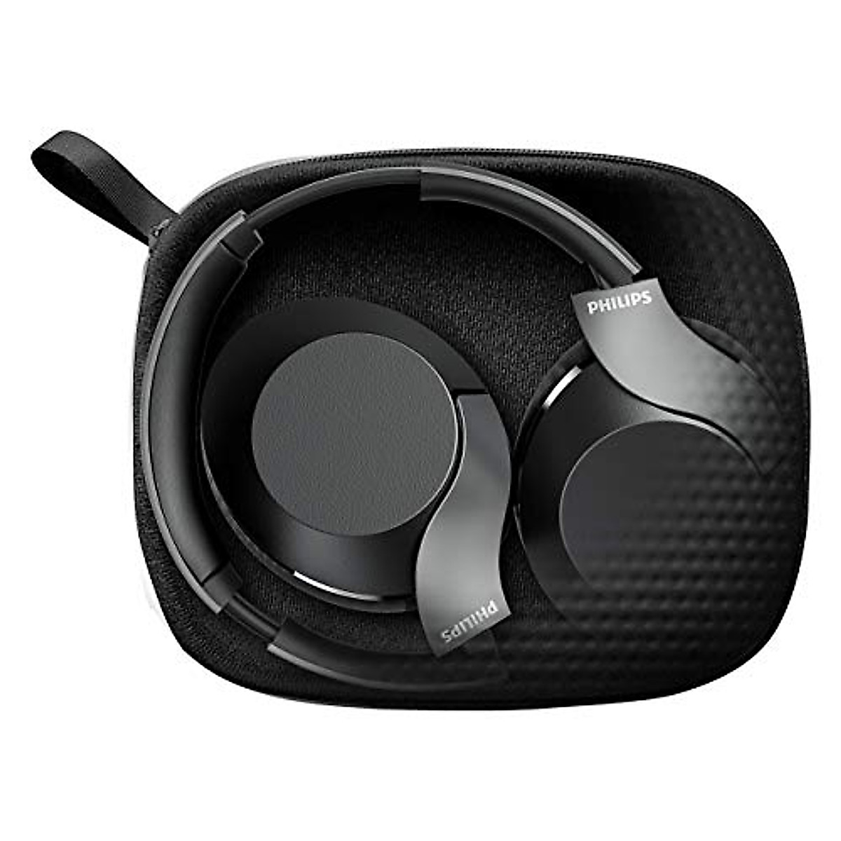 Philips Audio Performance TAPH805BK Bluetooth 5.0 Active Noise Cancelling Over-Ear Headphones with Google Assistant (Black) (Renewed)