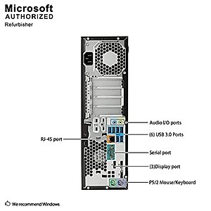 HP Z240 Small Form Factor Worksation, Intel Quad Core i5-6500 up to 3.6GHz, 16G DDR4, 512G SSD, WiFi, BT 4.0, DVD, Windows 10 Pro 64 Bit-Multi-Language Supports English/Spanish/French(Renewed)