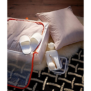 Storage Case, White, 55x49x19 cm (22x19x7"). For Underbed storage, Shelves, Wardrobes, Hang to wall simply. PARKLA IKEA.