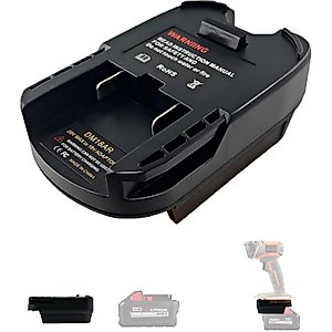 YRGJDCA for Milwaukee Battery Adapter (Convert for M18 to for Ridgid 18V)