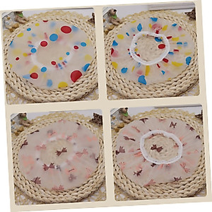 10pcs Shower Hat for Bath Visor for Bath Cap Hair Head Cover Satin Bonnet Wrap Shower Cap Hair Protective Caps Bath Hat Bathing Cap Take a Bath